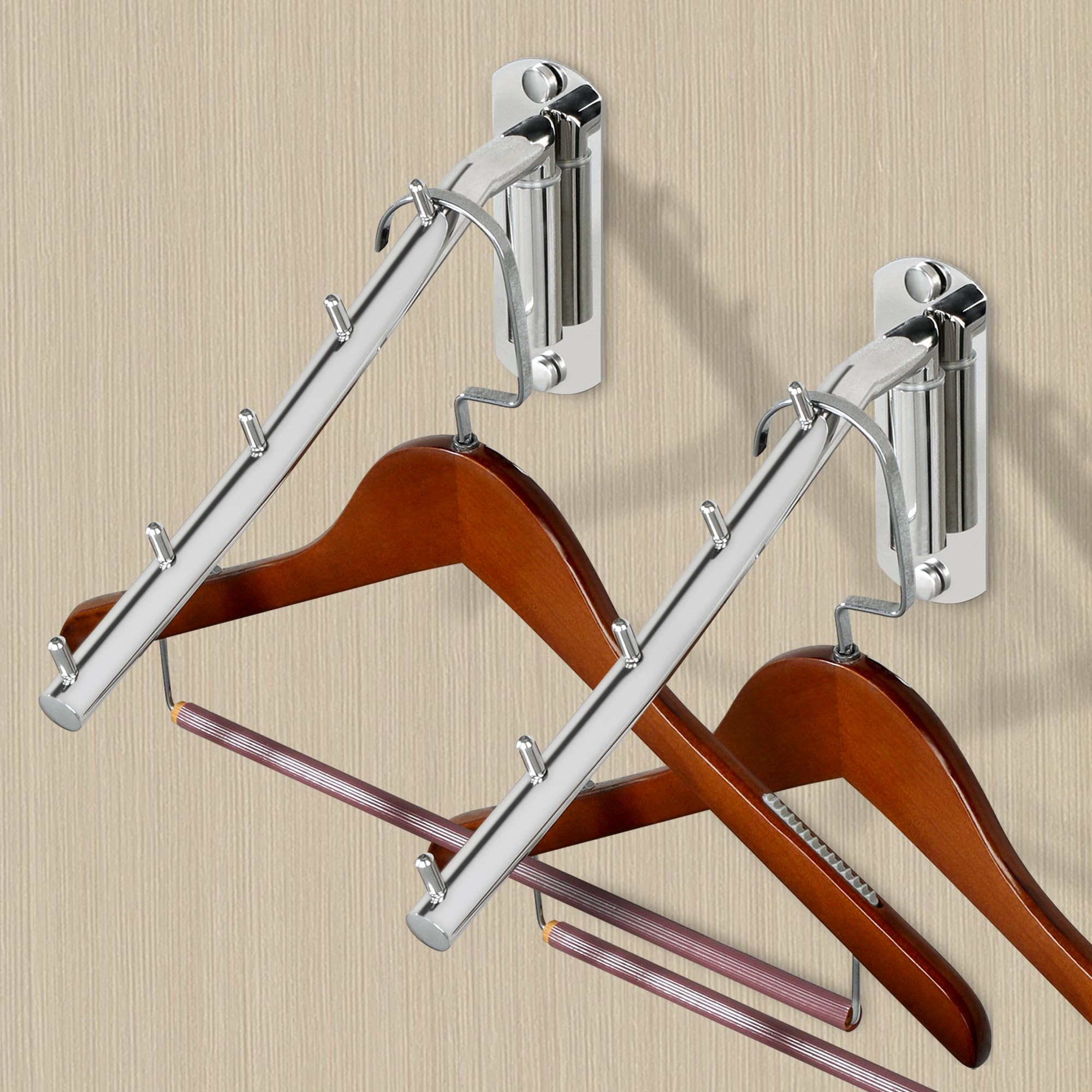 Snapklik.com : Wall Mounted Drying Rack, Swivel Stainless Steel Laundry ...
