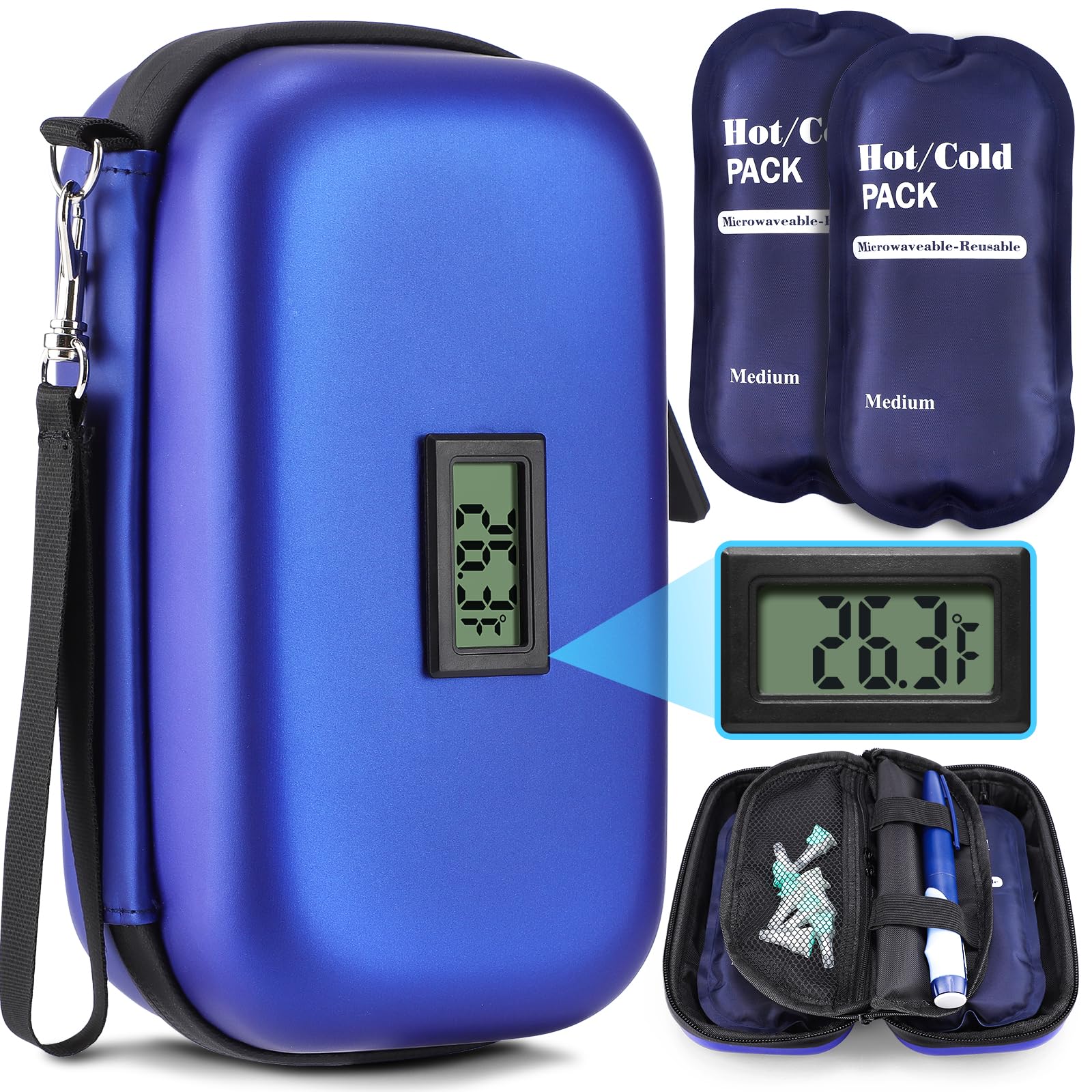 Amazon.com: 24H Insulin Pen Cooler Travel Case, Refrigerated Medicine ...