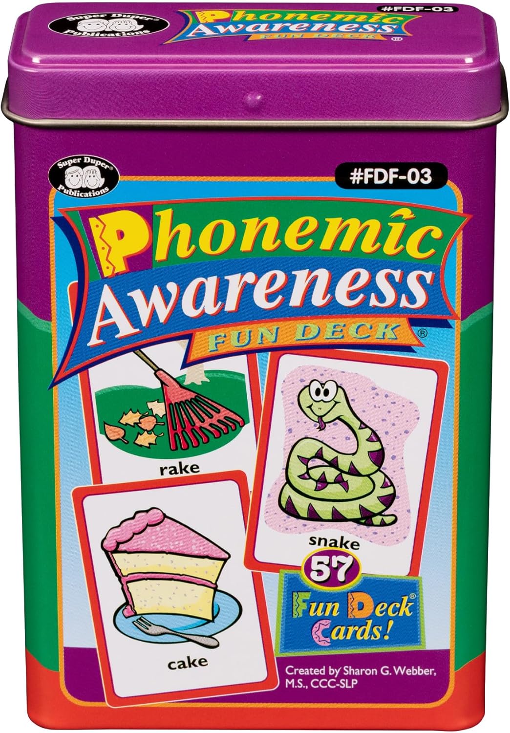 Amazon.com: Super Duper Publications | Phonemic Awareness Fun Deck ...