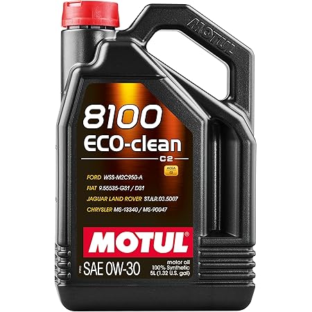 Amazon.com: Motul 5L Synthetic Engine Oil 8100 0W30 4x5L ECO-Clean ACEA ...