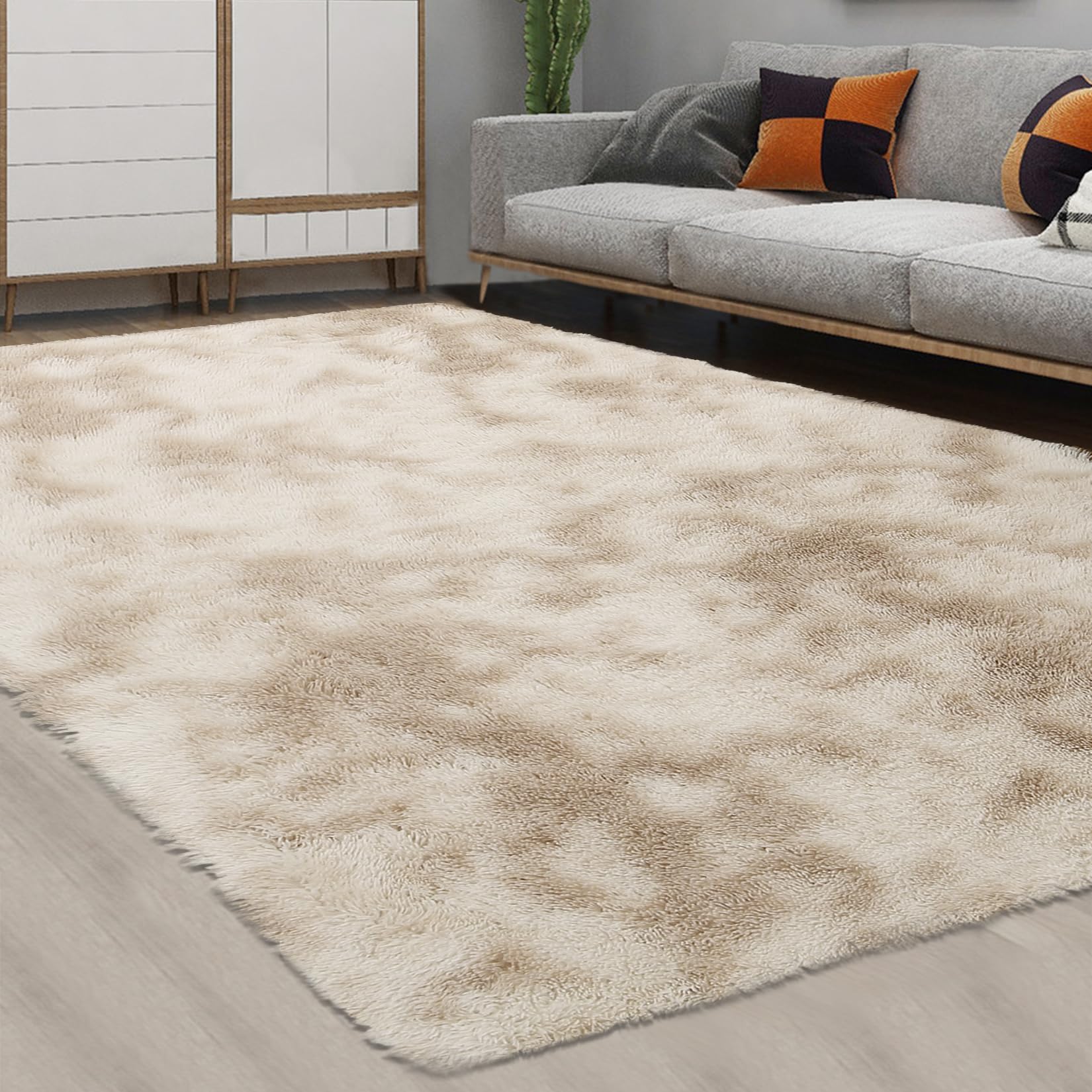 Amazon.com: Merelax Soft Modern Indoor Large Shaggy Rug for Livingroom ...