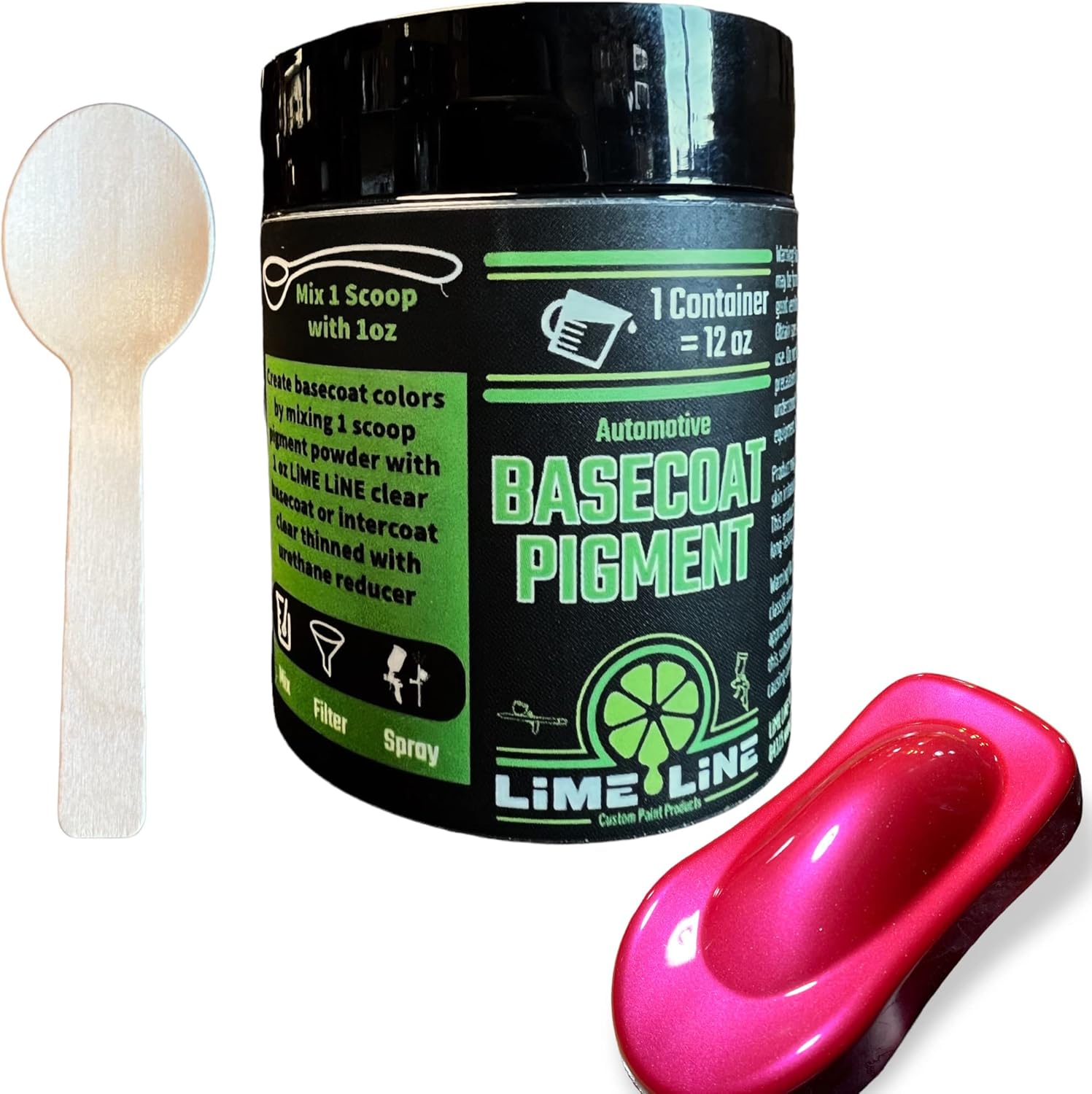 Amazon.com: LiME LiNE Base Coat Maker Pigment Powder, Automotive Grade ...