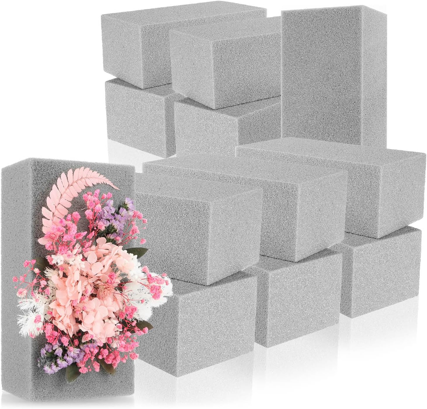 com-four® Composition Plug-in 12x pour arrangements Floraux - Mousse ...