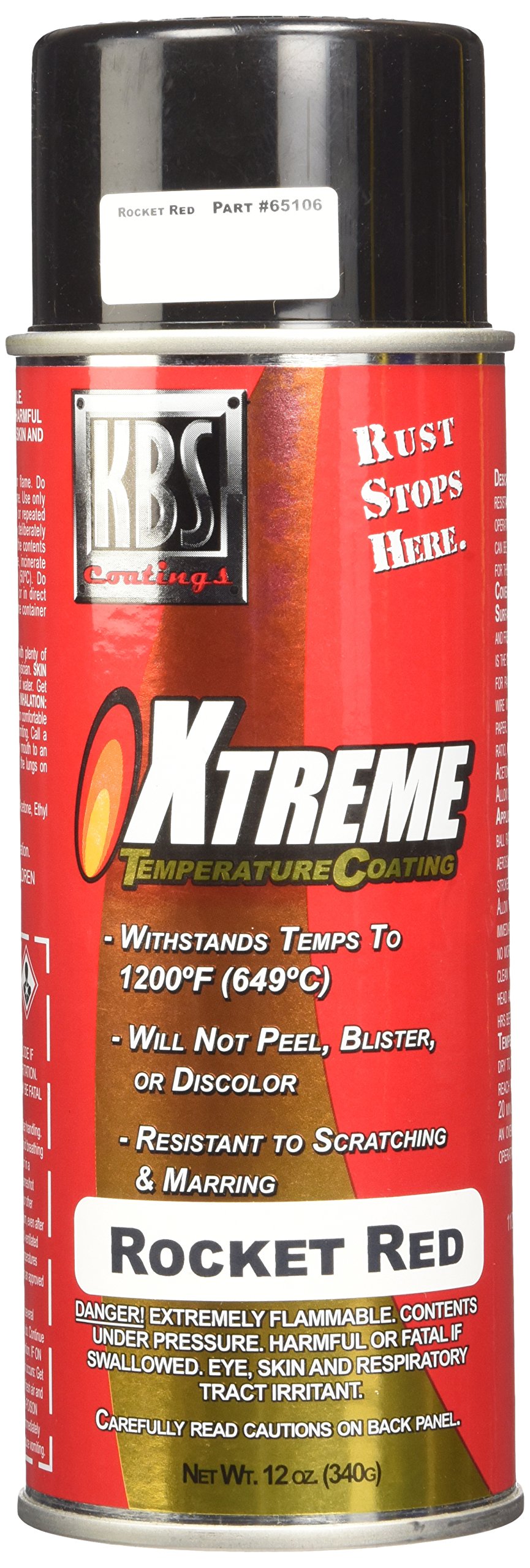 Snapklik.com : KBS Coatings 65106 Rocket Red Xtreme Temperature Coating ...