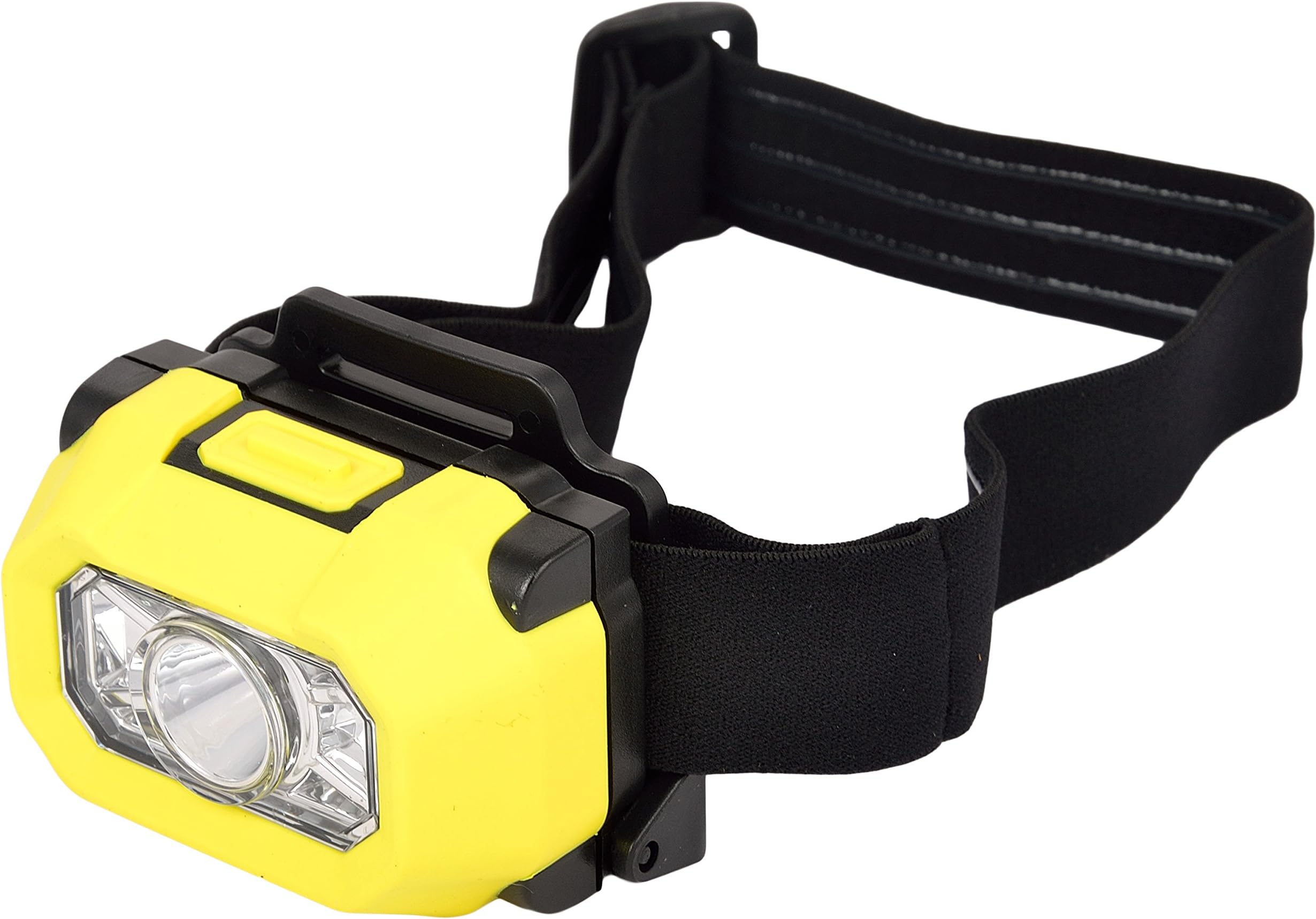 TOBIT Head Lamp LED Light, Yellow and Black (Helmet Attachable ...