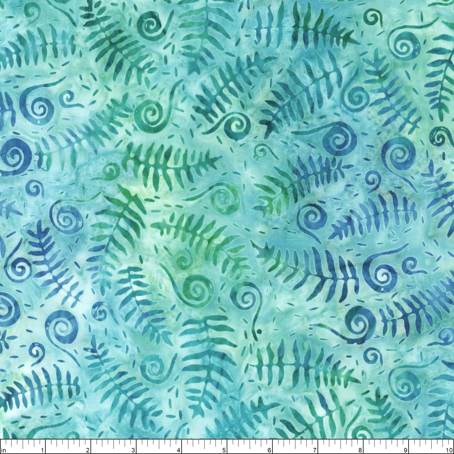Amazon.com: Robert Kaufman Artisan Batik Totally Tropical Ferns, Fabric ...