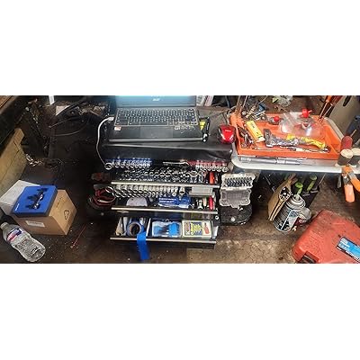 JEGS 3-Drawer Mechanics Roller Seat Tool Box | Black Nepal | Ubuy