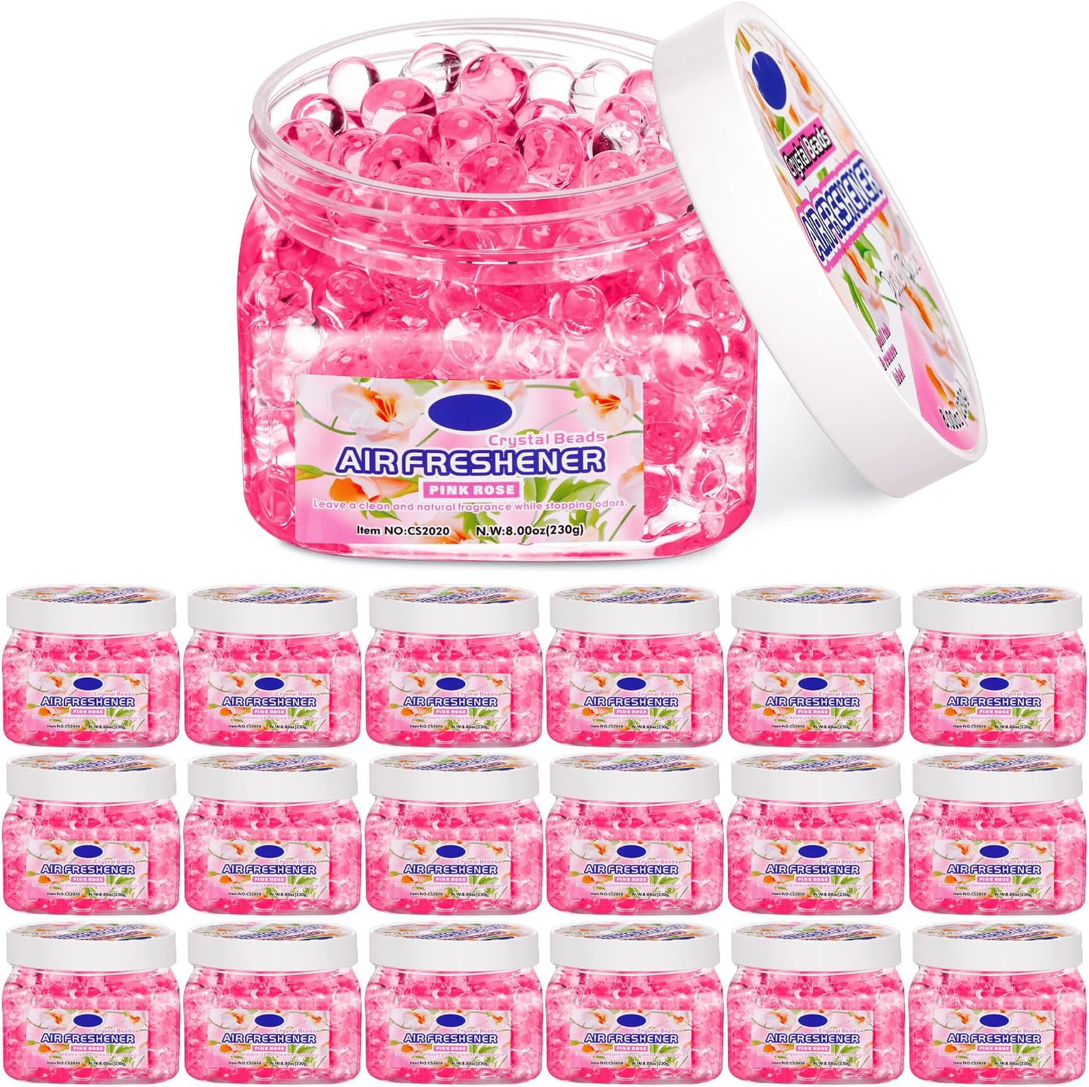 Amazon.com: Dansib 18 Pcs Air Freshener Gel Bulk Odor Eliminator Gel ...