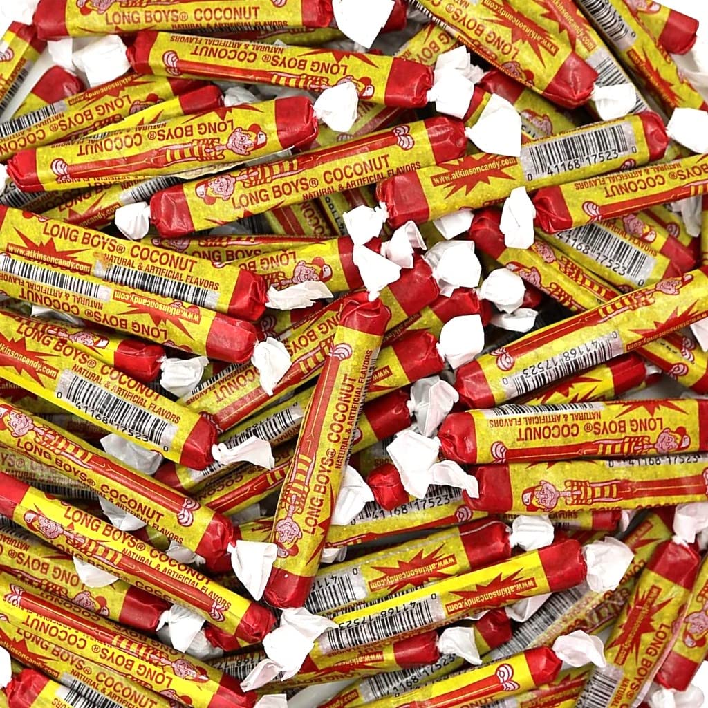 Amazon.com : Long Boys Coconut Chewy Caramel Original Bulk Candy ...