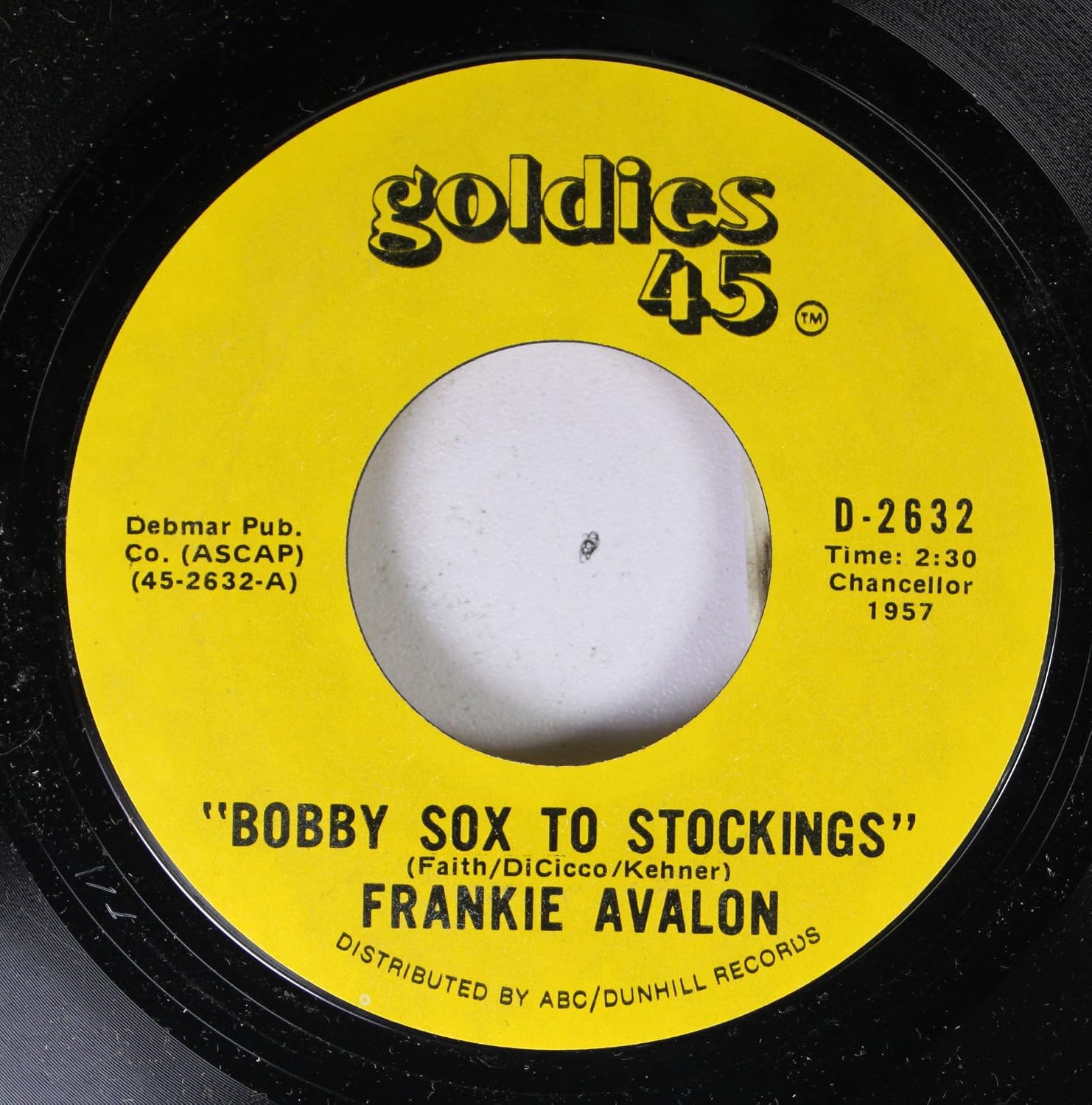 Amazon.com: Frankie Avalon 45 RPM Bobby Sox to Stockings / A Boy ...