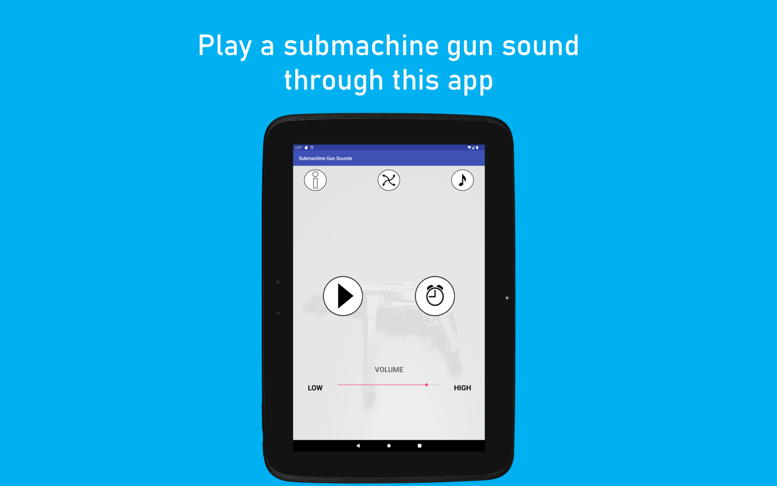 Submachine Gun Sounds-Aplicación en Amazon Appstore