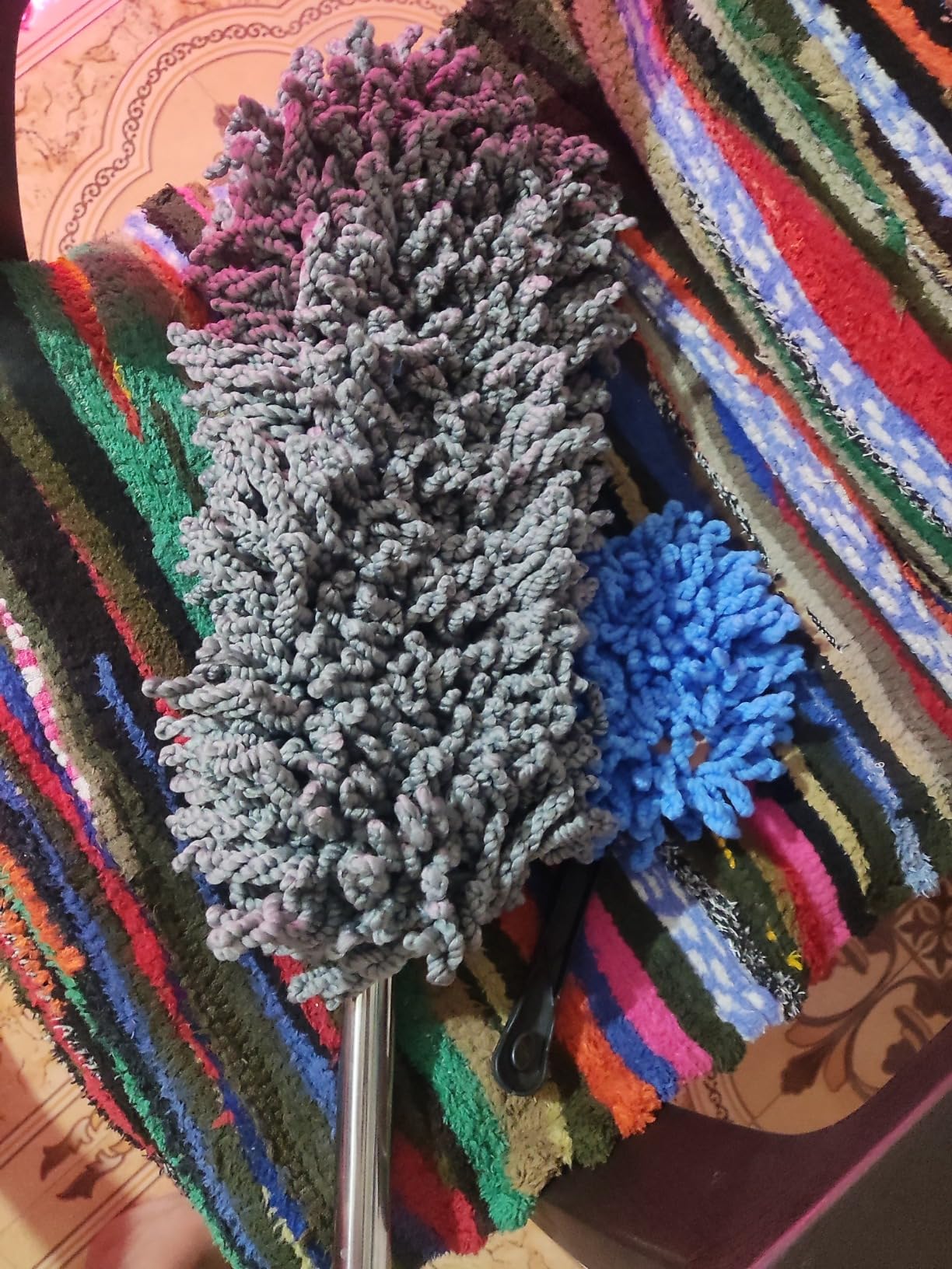 2pcs Microfiber Removable Telescopic Car Duster and Nano Fiber Dash ...