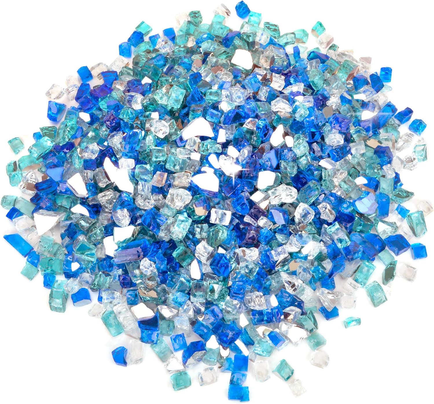 Amazon.com: Stanbroil 10-Pound Blended Fire Glass - 1/4 inch Reflective ...