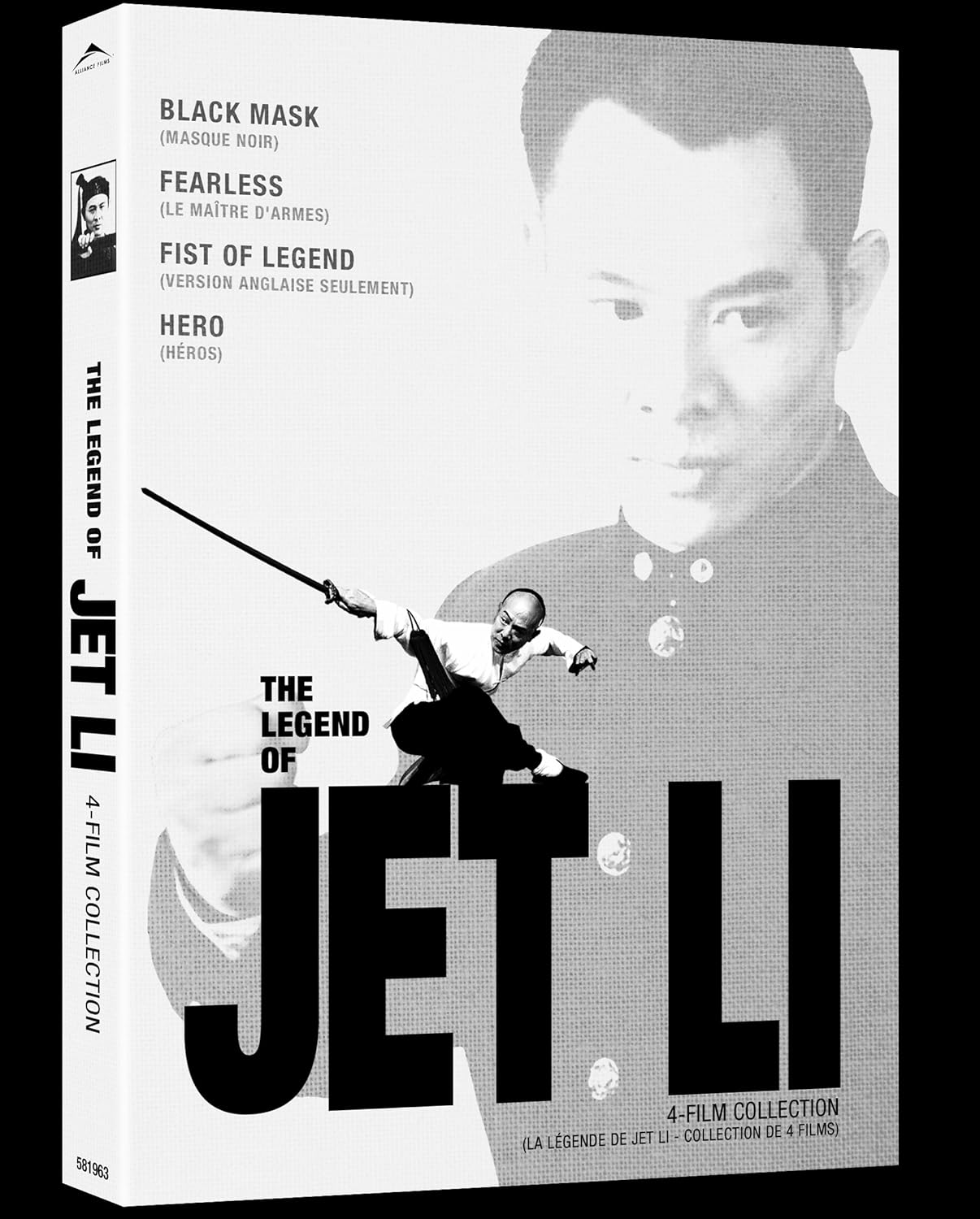 The Legend of Jet Li: 4-Movie Collection (Black Mask / Hero / Fearless ...