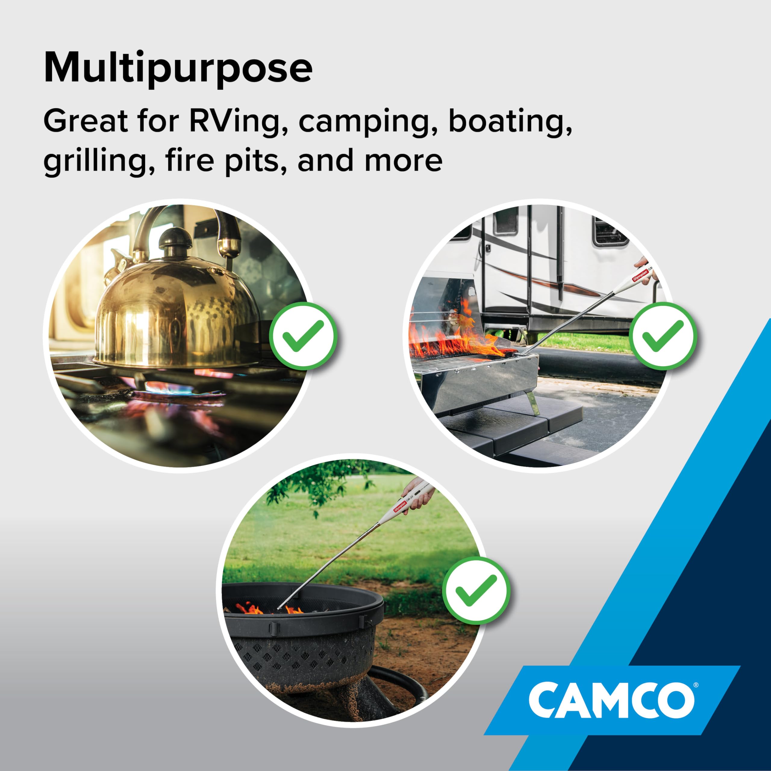 Snapklik.com : Camco Olympian GM-3X Adjustable Flame Gas Match ...