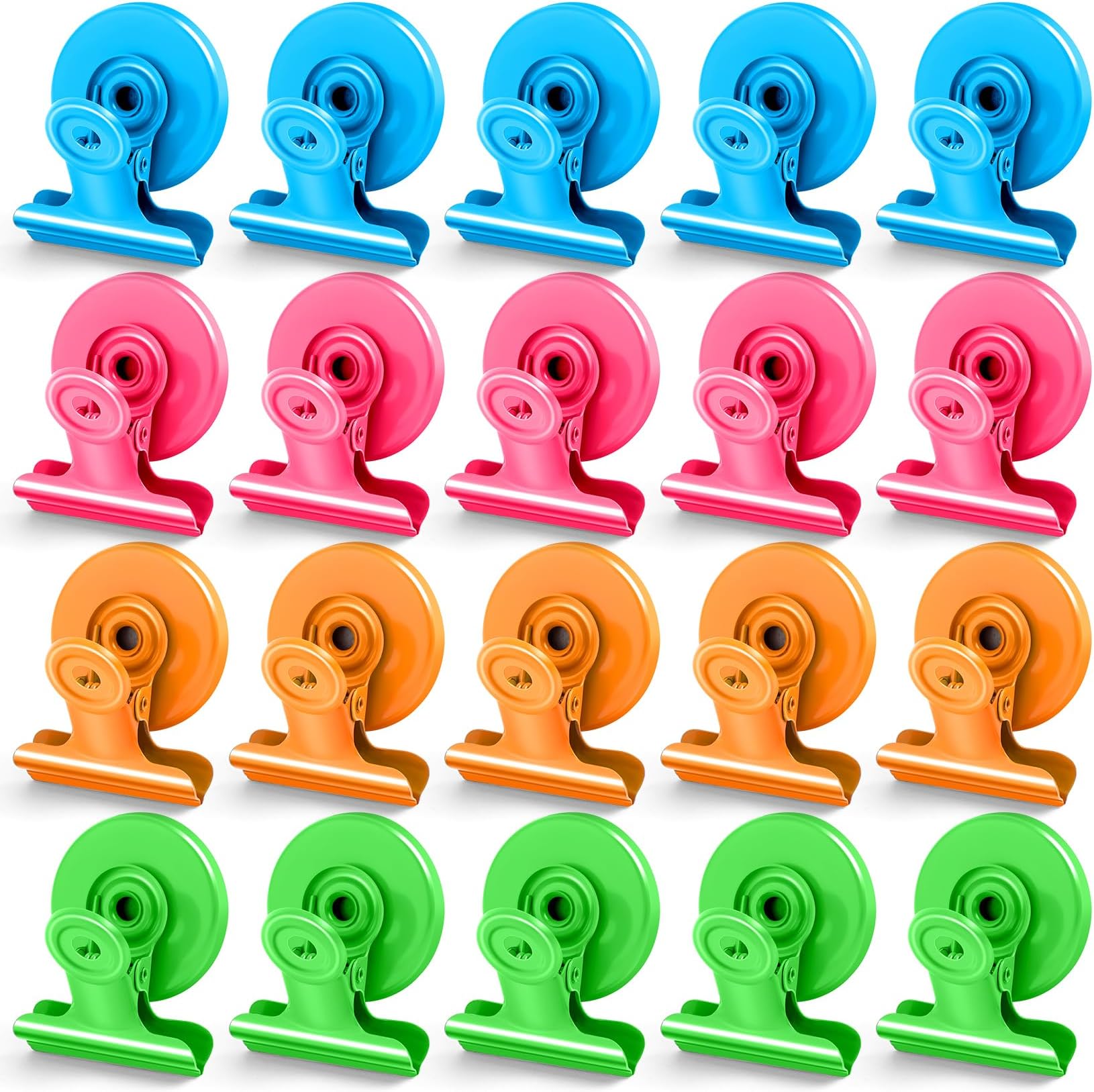 Amazon.com: Junarter 20 Pack Refrigerator Magnetic Clips, Fridge Magnet ...