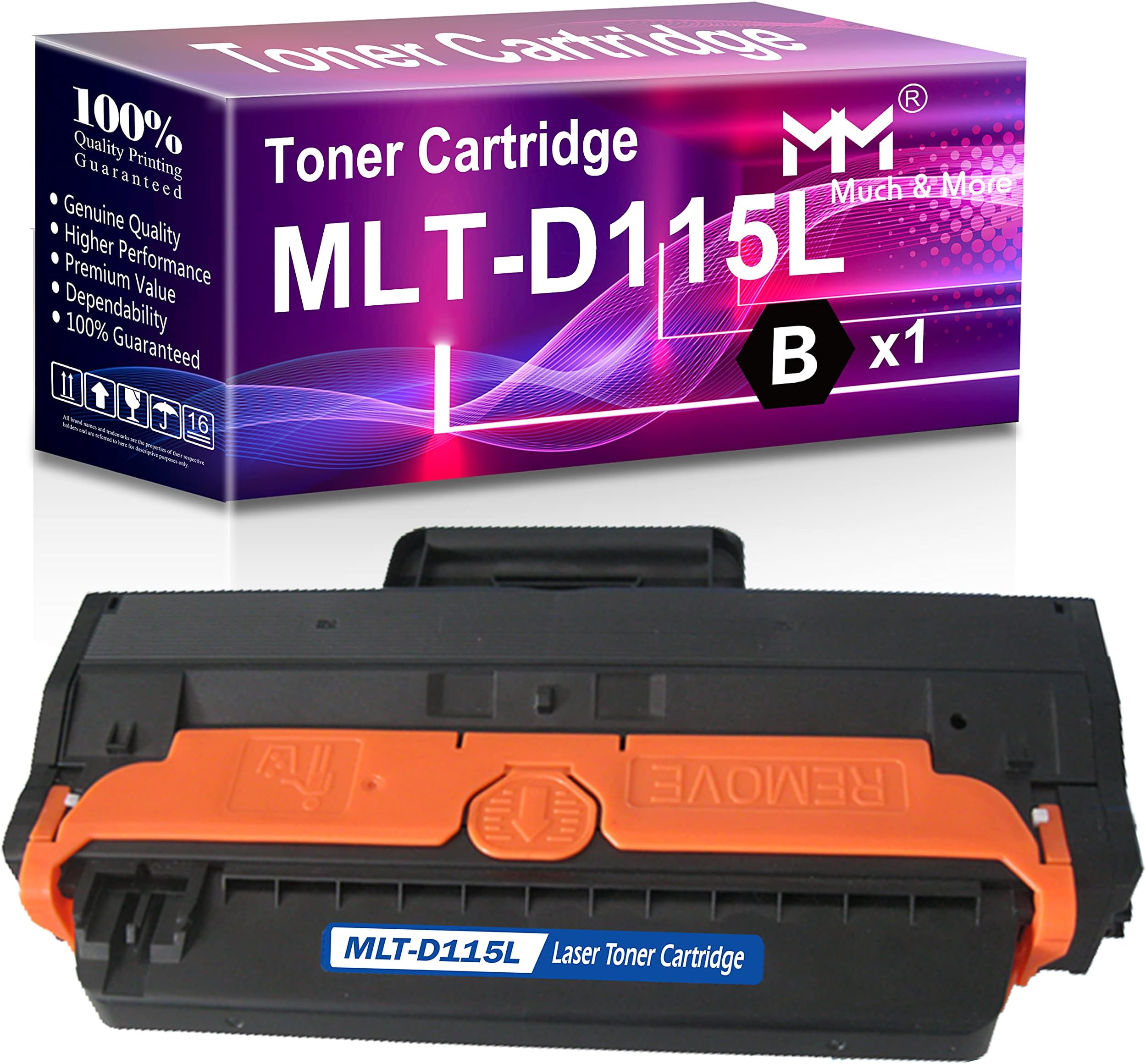 Amazon.com: MM MUCH & MORE Compatible Toner Cartridge Replacement for Samsung MLT-D115L D115L ...