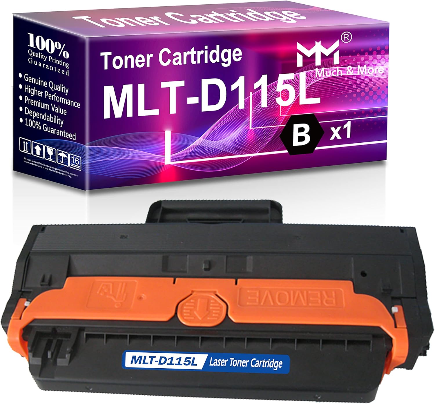Amazon.com: MM MUCH & MORE Compatible Toner Cartridge Replacement for Samsung MLT-D115L D115L ...