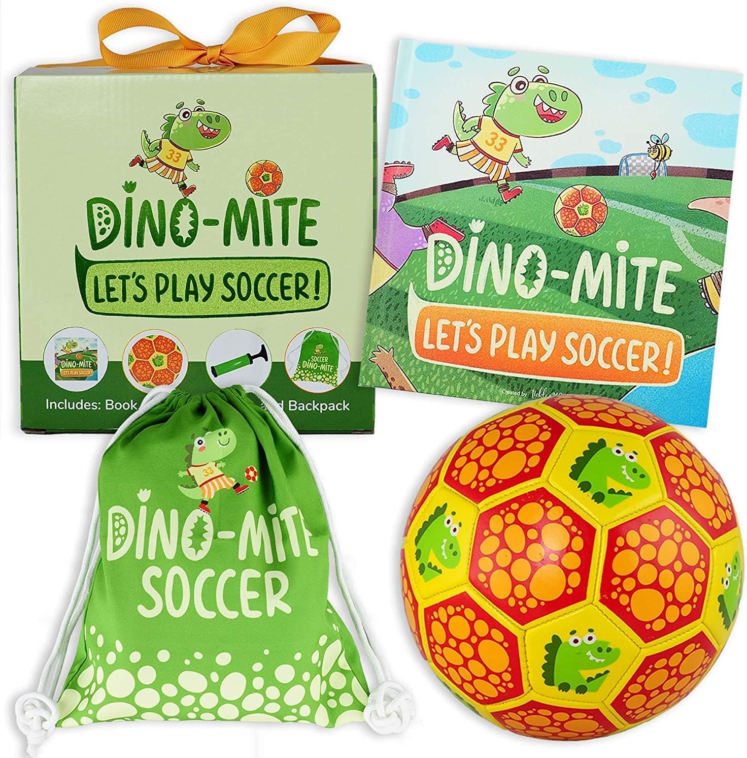 Tickle & Main, Dino-Mite – Let’s Play Soccer Football Gift Set ...