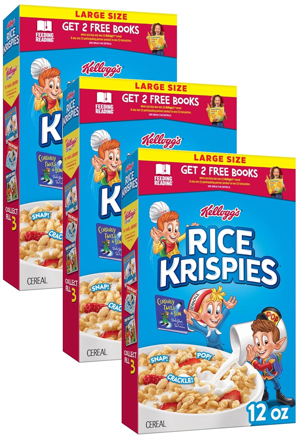 Brandclub - Kellogg's Rice Krispies Cold Breakfast Cereal, 8 Vitamins ...