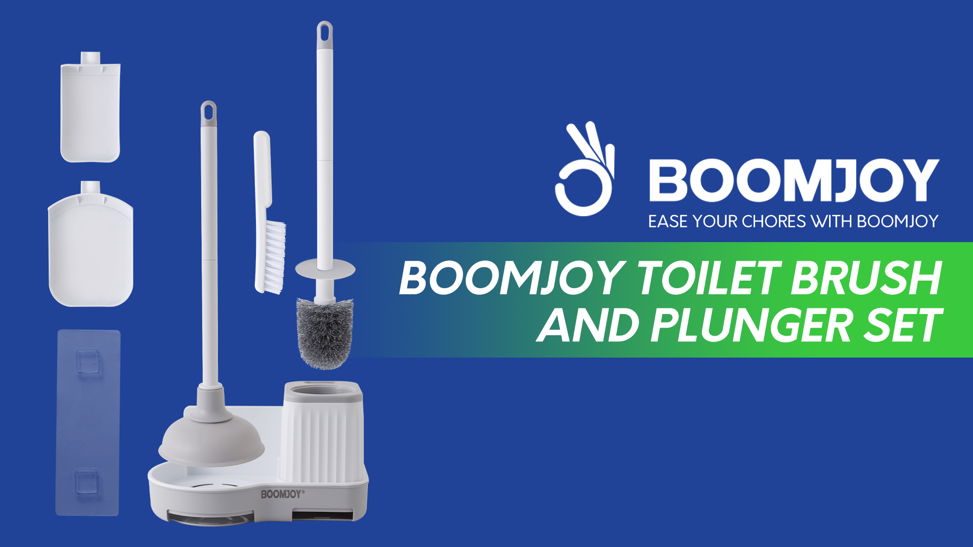 Watch BOOMJOY Toilet Brush and Plunger Set on Amazon Live