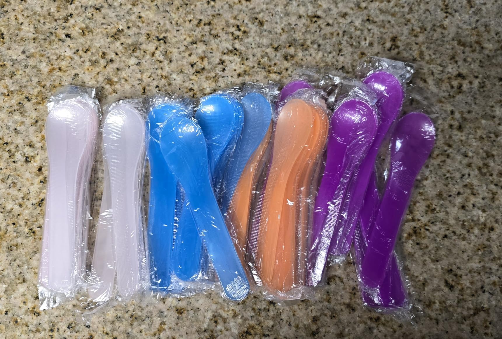 Amazon.com: 40 Color-Changing Spoons-Dessert Pudding Spoons-Birthday ...