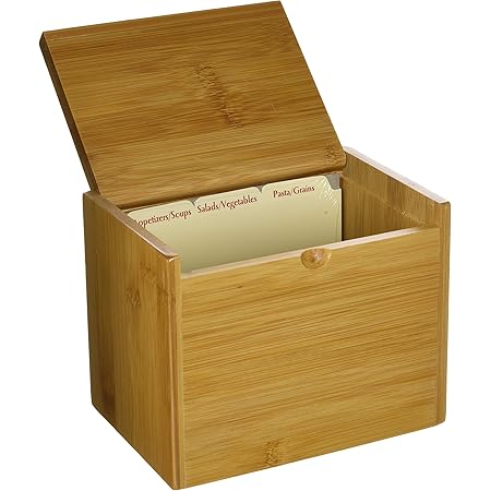 Amazon.com: Meadowsweet Kitchens Create Your Own Recipe Card Box ...