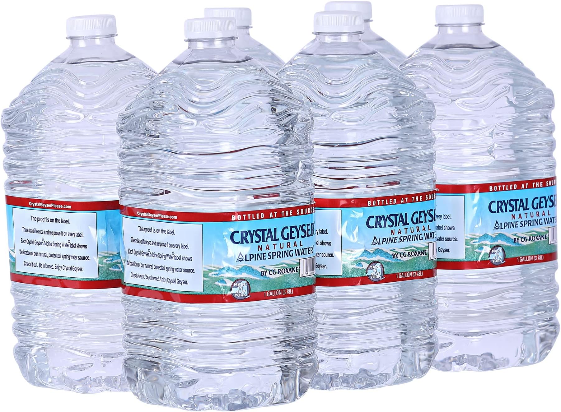 Amazon.com: Crystal Geyser Natural Alpine Spring Water, Drinking Water ...