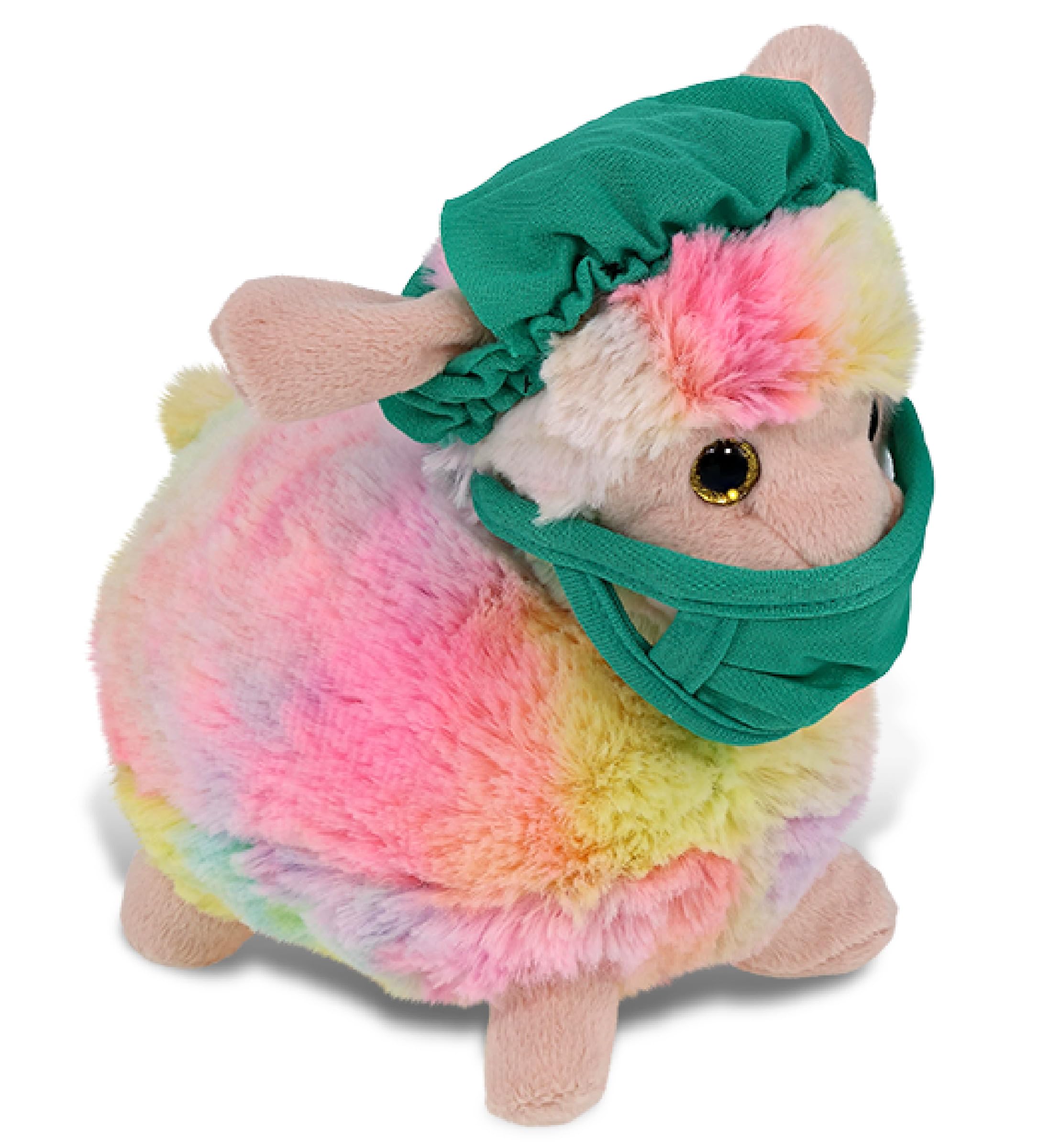 Amazon.com: DolliBu Rainbow Sheep Doctor Plush Toy - Super Soft Sheep ...