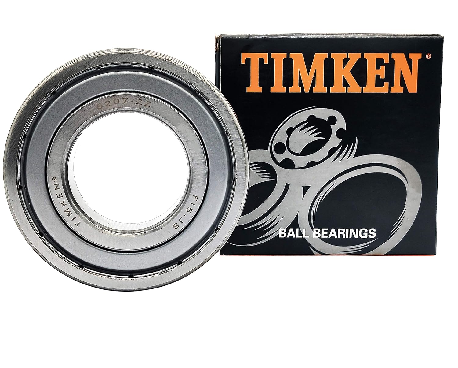 TIMKEN 6207-2Z 2 Pcs Double Metal Seal Bearings 35x72x16mm, Pre ...