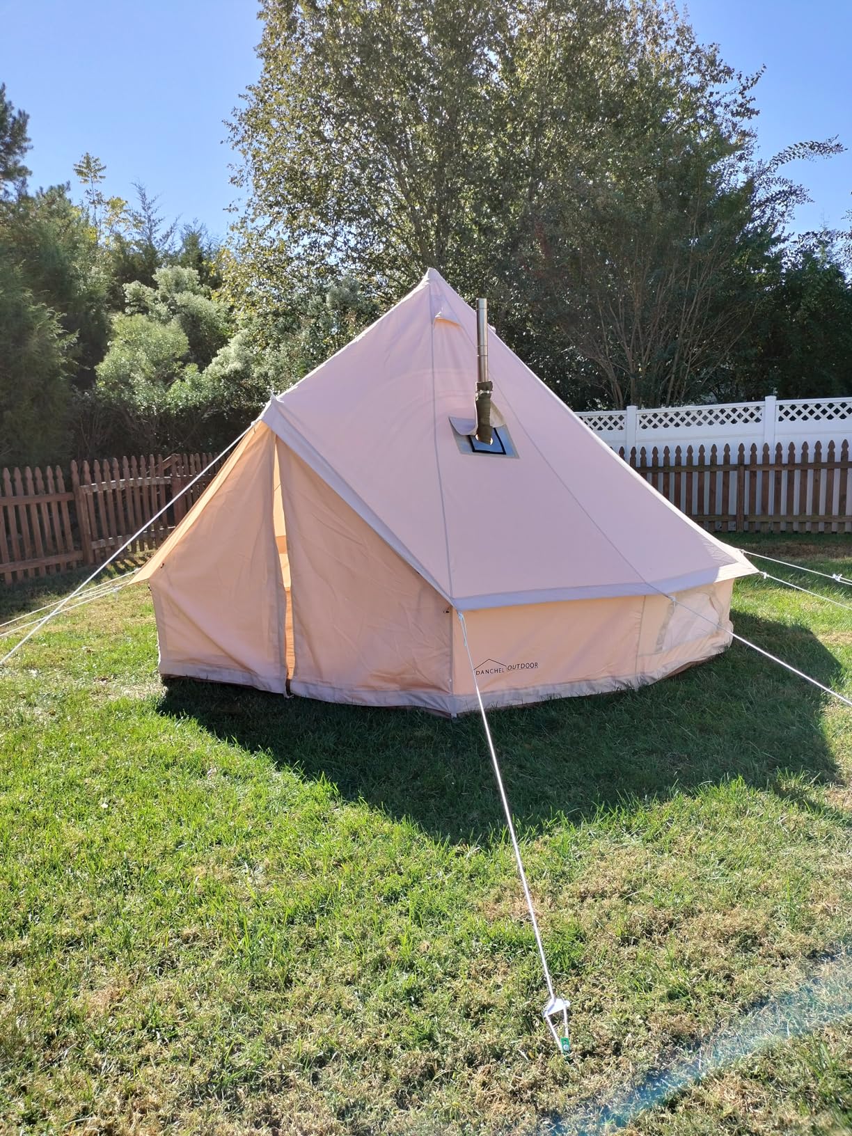$31/mo - Finance DANCHEL OUTDOOR B5PRO 4 Season Canvas Bell Tent with ...