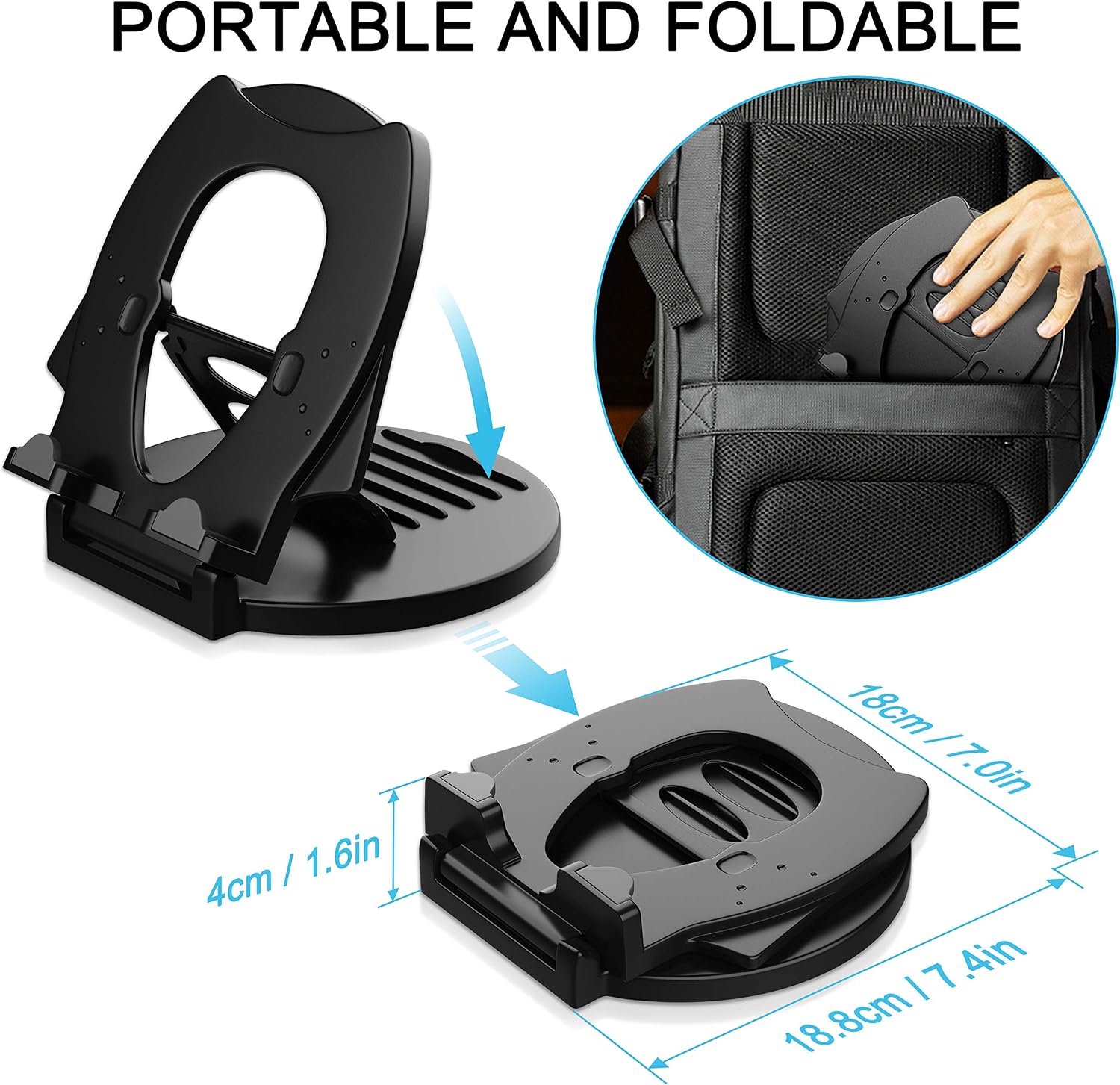 AboveTEK Tablet Stand, 360° Rotating Commercial iPad Stand, Swivel ...