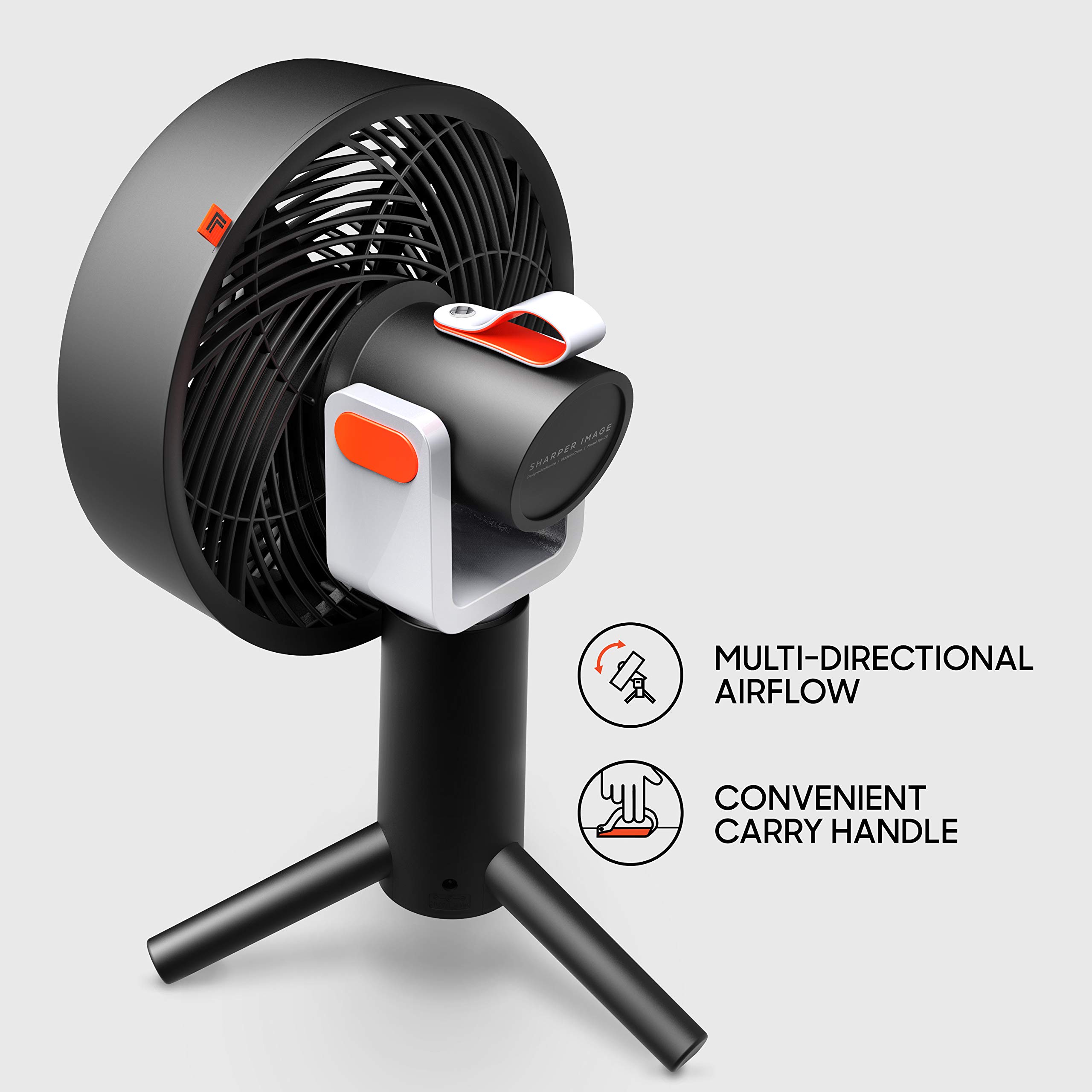 Snapklik.com : Sharper Image SPIN 10 Oscillating Desktop Fan