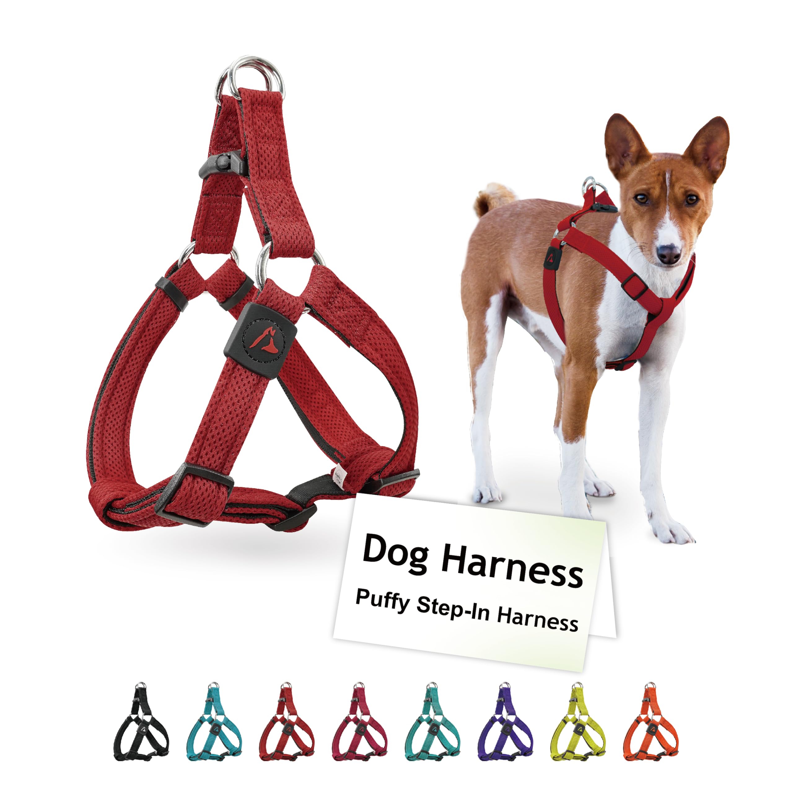 Snapklik.com : Puffy Air Mesh Step-in Harness