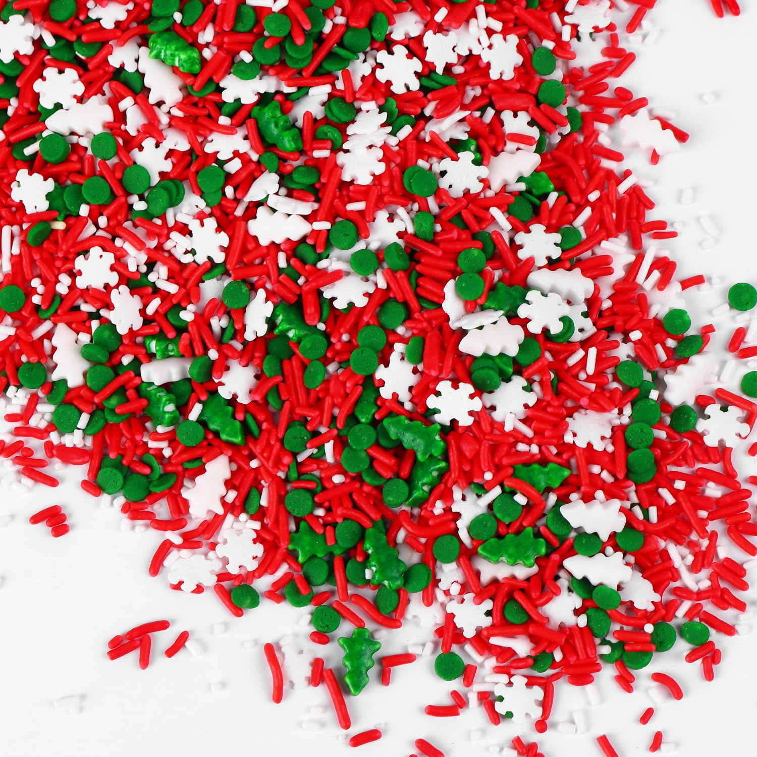 Amazon.com: Christmas Tree Sprinkles for Cake Decorating Edible 4.2 ...