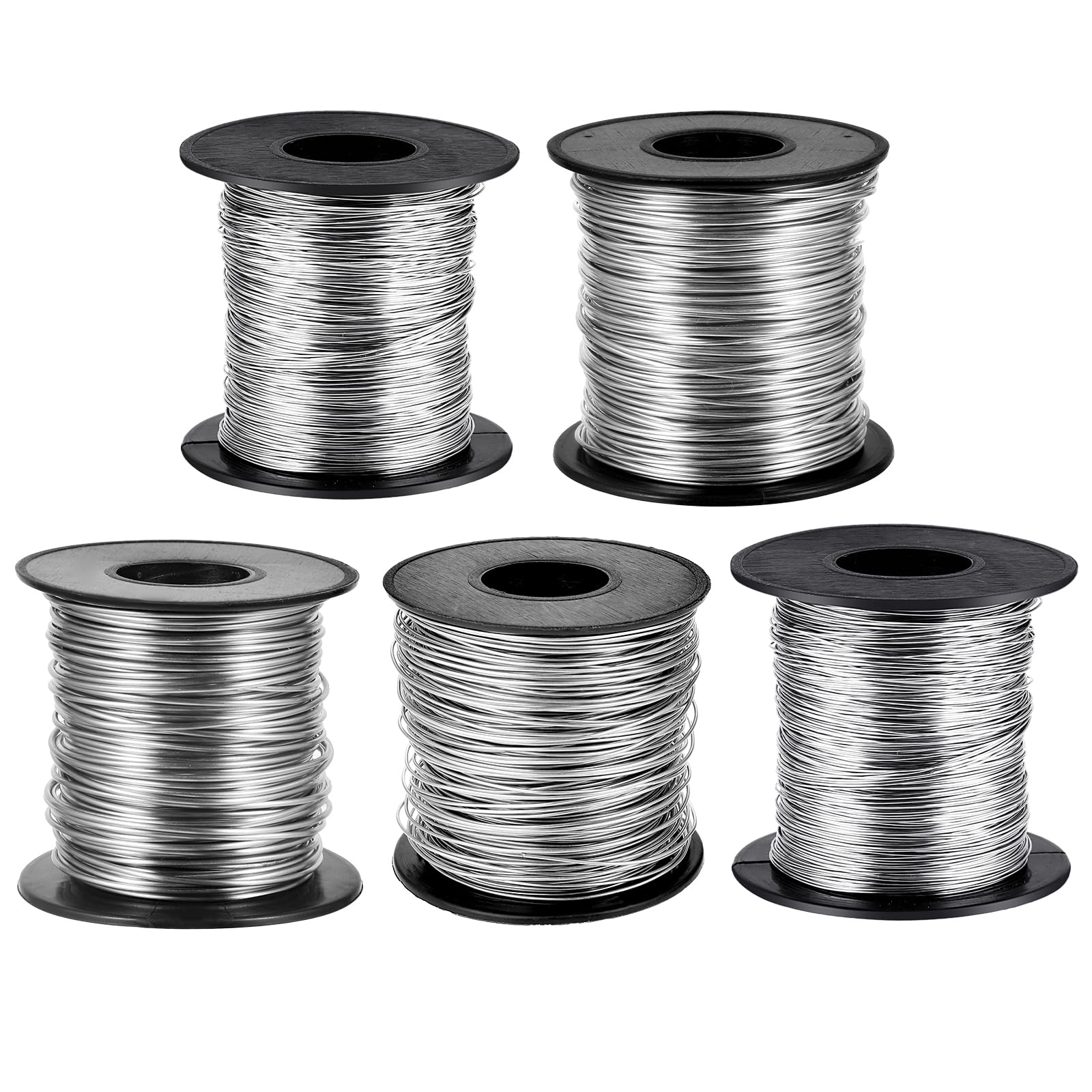 Amazon.com: 5 Rolls Jewelry Wire 18 Gauge 20 Gauge 22 Gauge 24 Gauge 26 ...