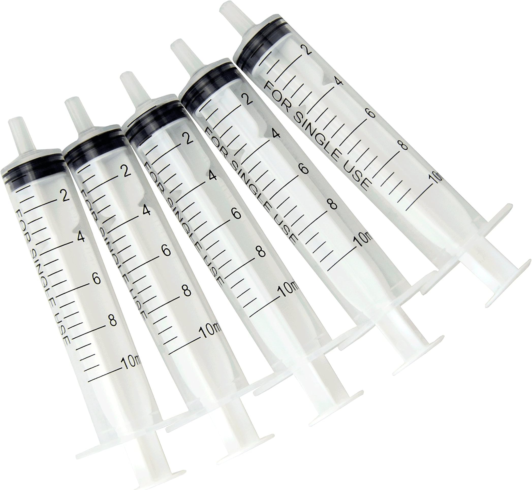 Amazon.com: Karlling 10ml Syringe for Liquid,Plastic Syringe without ...
