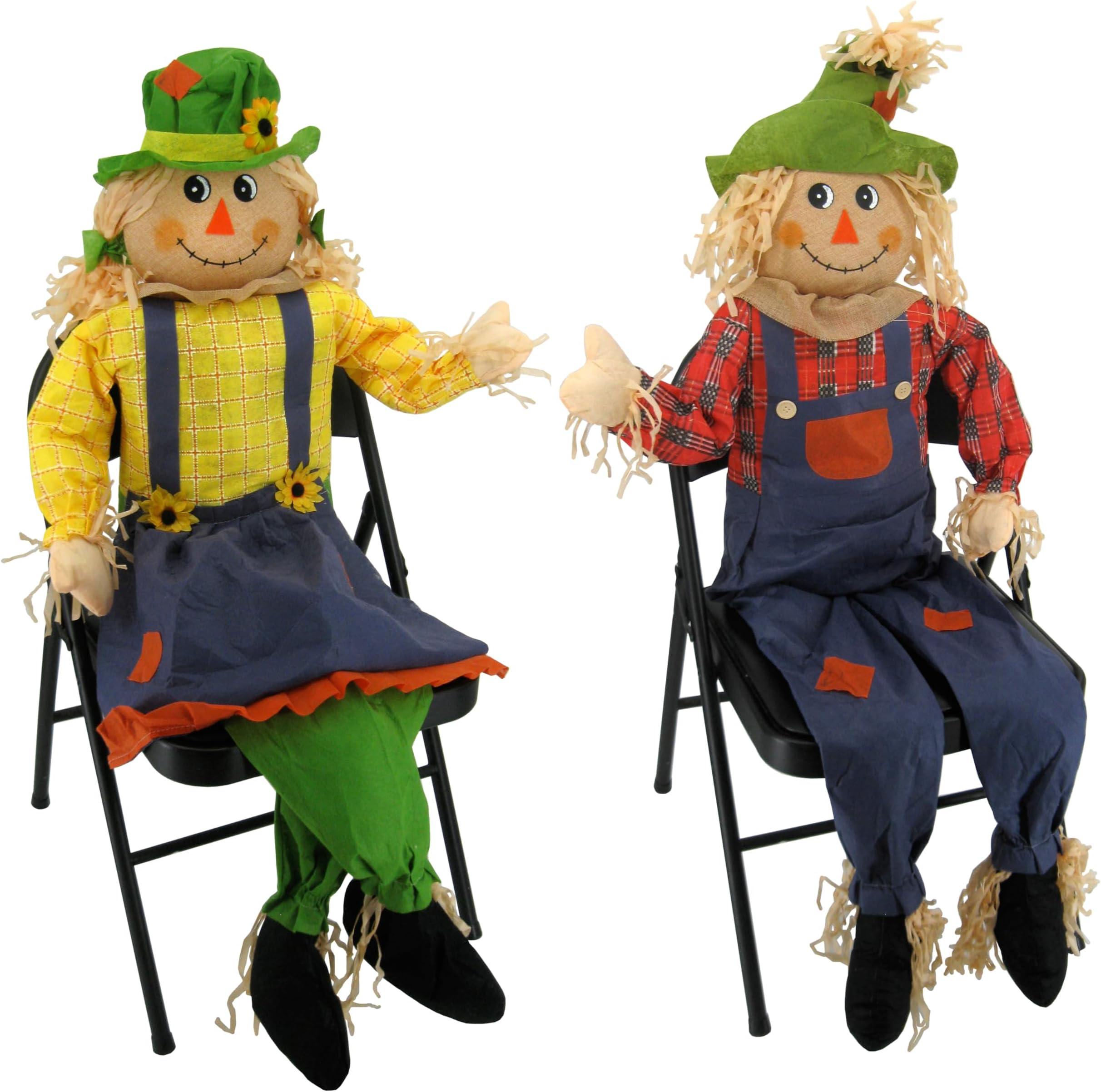 Amazon.com: Fall Thanksgiving Scarecrow Yard Signs Outdoor Decorations ...