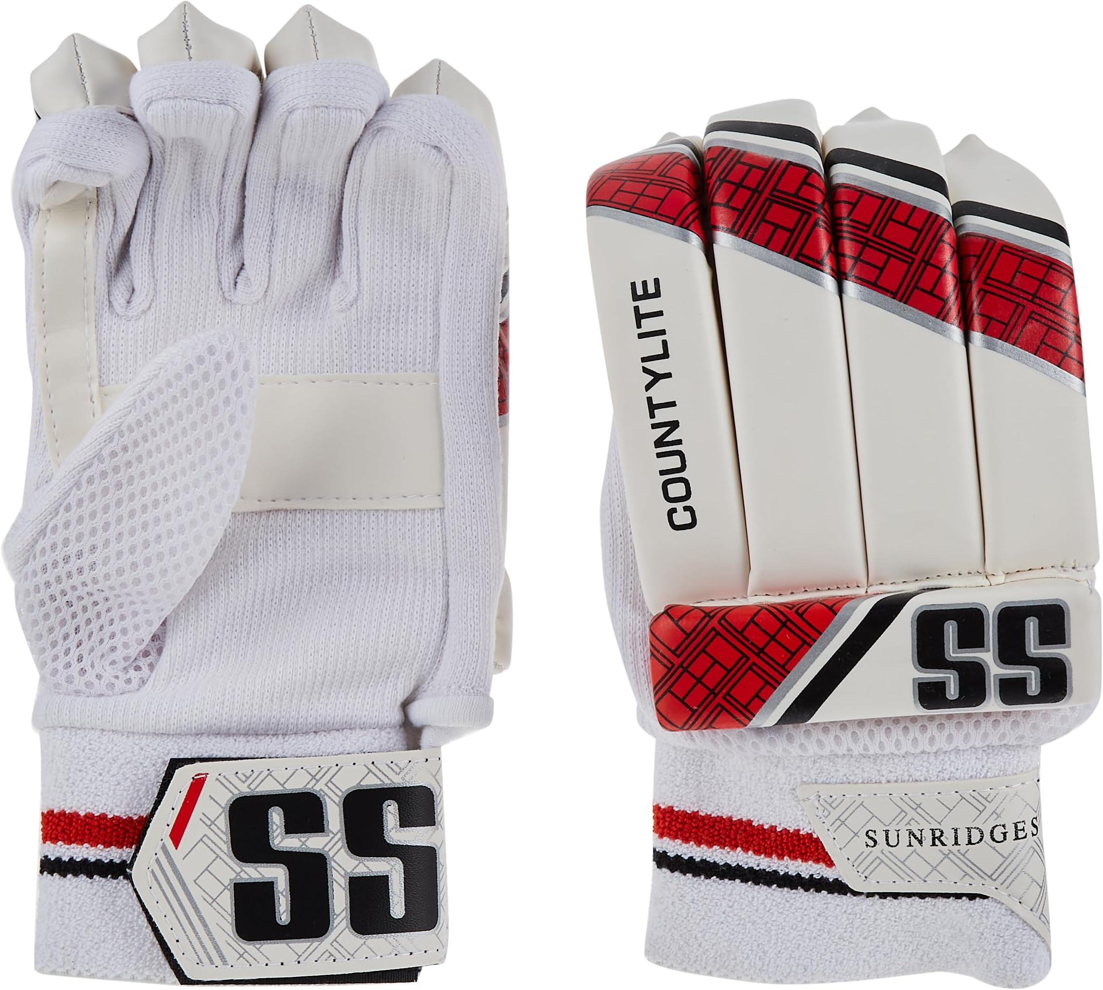 SS Sunridges Countylite Batting Gloves, 1 Pair - White [10040018]: Buy ...
