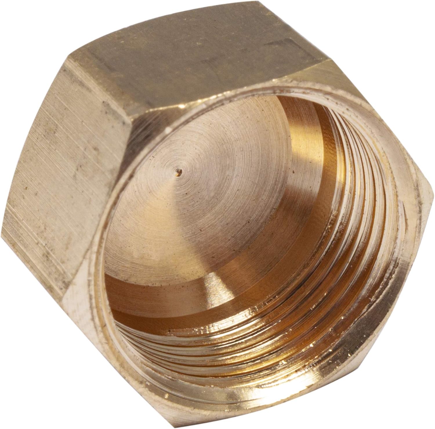 Amazon.com: LTWFITTING 5/8-Inch Brass Compression Cap Stop Valve Cap ...