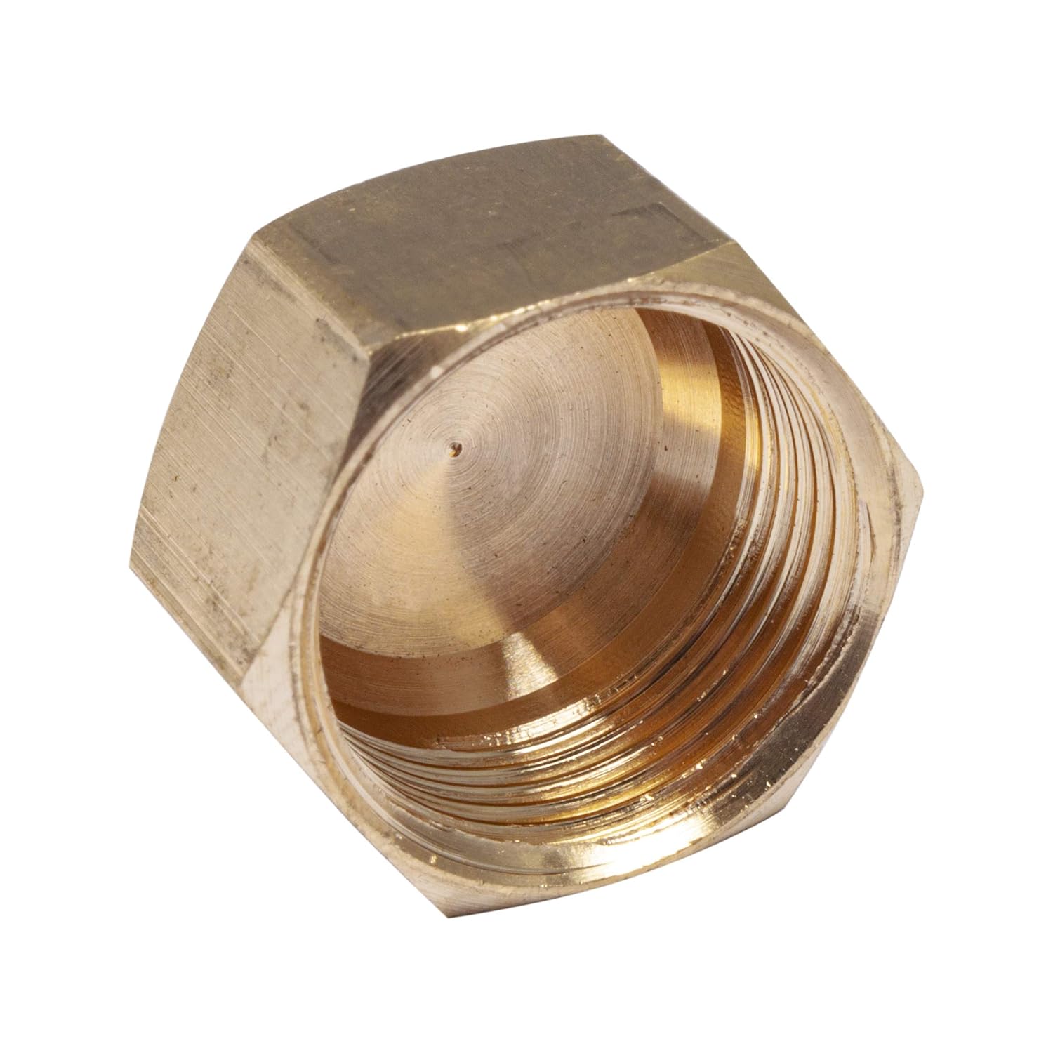 LTWFITTING 5/8-Inch Brass Compression Cap Stop Valve Cap,Brass ...