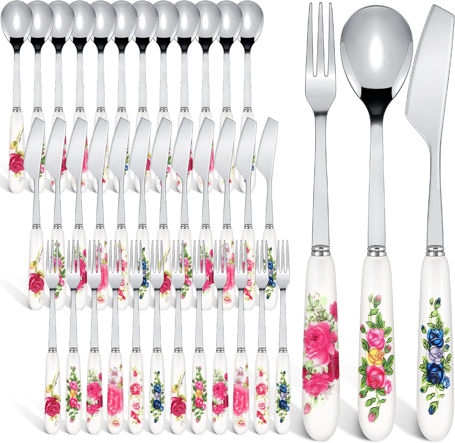 Amazon.com: Verdental Novelty Flatwares Set Cute Cartoon Bear Stainless ...