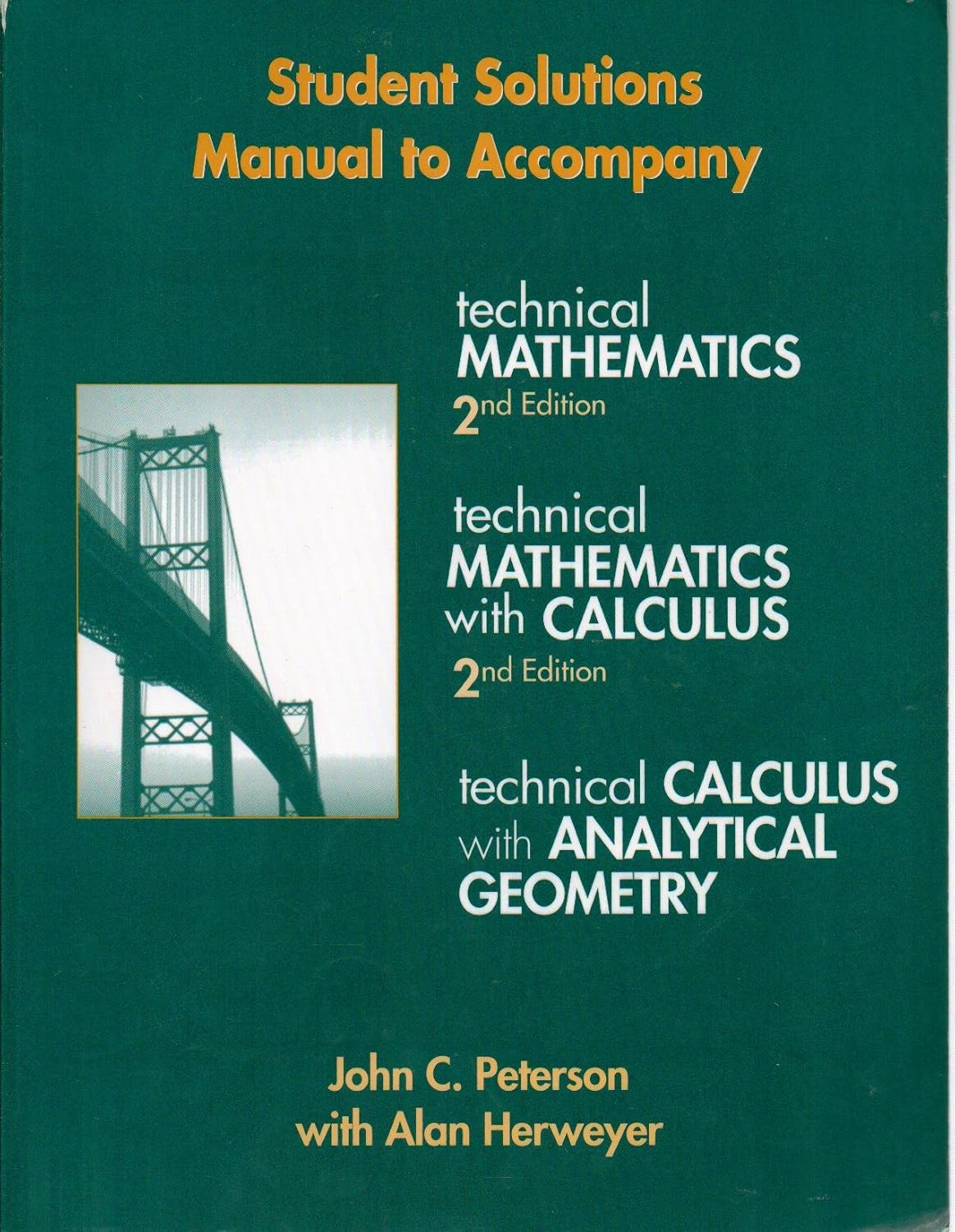 Amazon.com: Technical Mathematics With Calculus, Student Manual ...