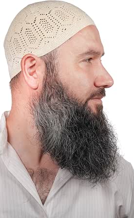 rolezyum Turkish Muslim Knitting Kufi Hats for Men, Taqiya, Takke, Peci ...