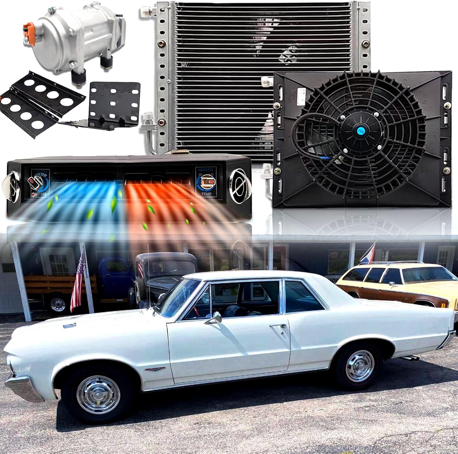 Amazon.com: 12000 BTU 12V Under Dash Air Conditioner with Heating ...