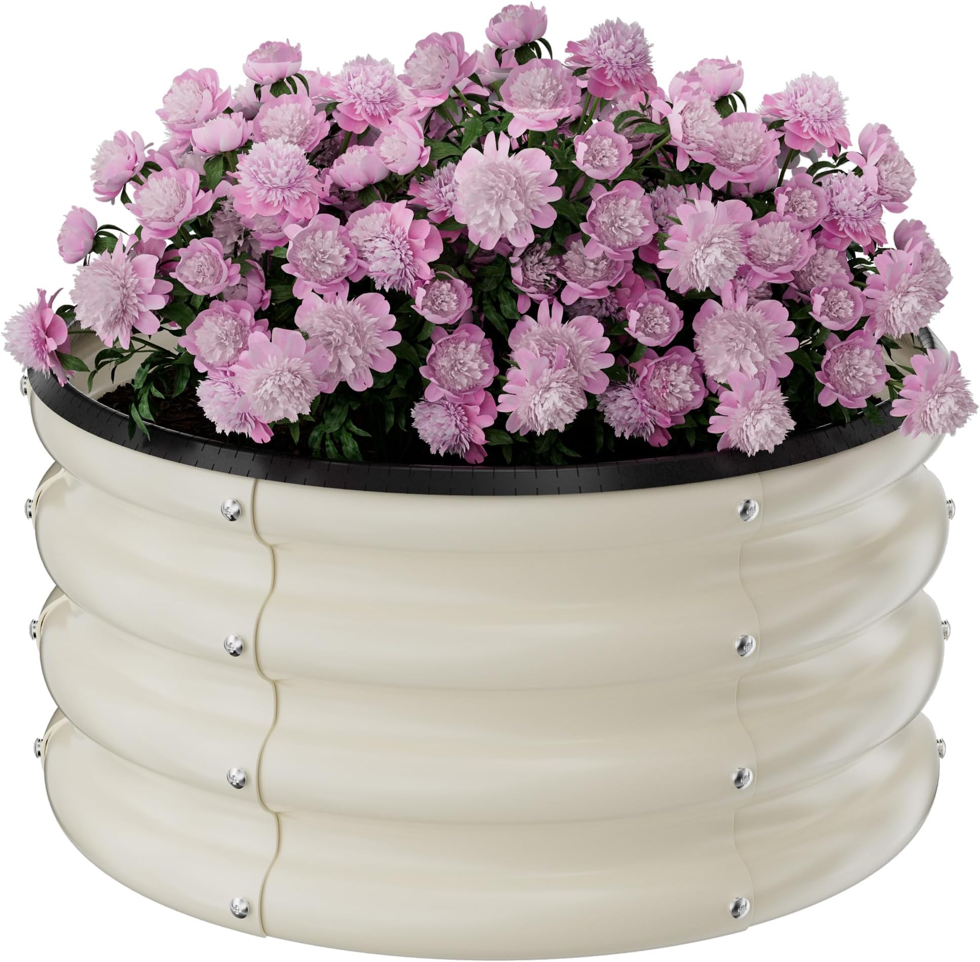 Amazon.com : SnapPot® Post Planter – 24" White Resin Flower Pot for 4x4 ...