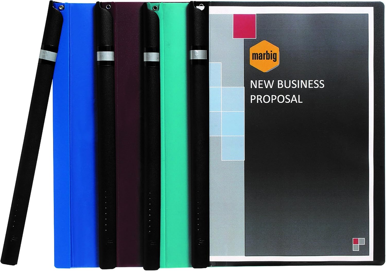 Marbig(R) 2003099W Spine Clamp File A4 Assorted: Binders & Binder ...