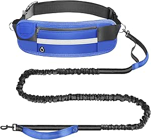 PETCOOZ Hands Free Dog Lead, Dog Running Lead with 2 Handles, Waist ...