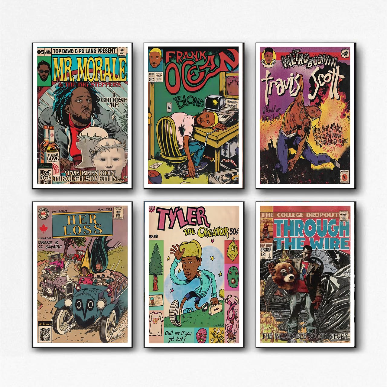 Kamuff Album Poster Music Comic Posters Album Cover Rapper Wall ...