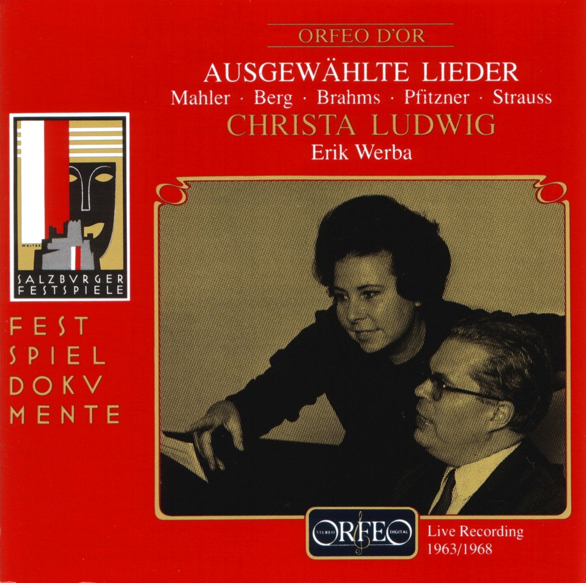 Christa Ludwig, Gustav Mahler, Hans Pfitzner, Richard Strauss, Alban Berg, Johannes Brahms, Erik ...